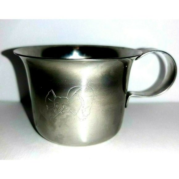 Unbranded | Dining | Vtg Dumbo Baby Cup Stainless Steel Mini Youth ...